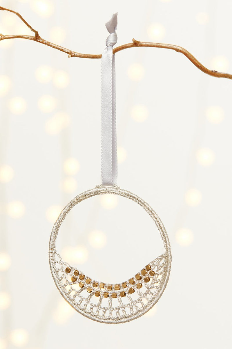 Silver Moon Ornament | Made51 Refuees Collection – Welljourn